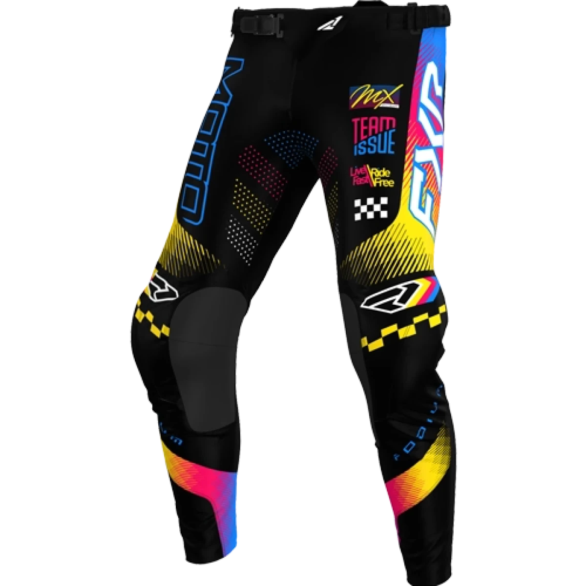 Fxr Podium Gladiator Mx Pant 2026, Black/blue/razz